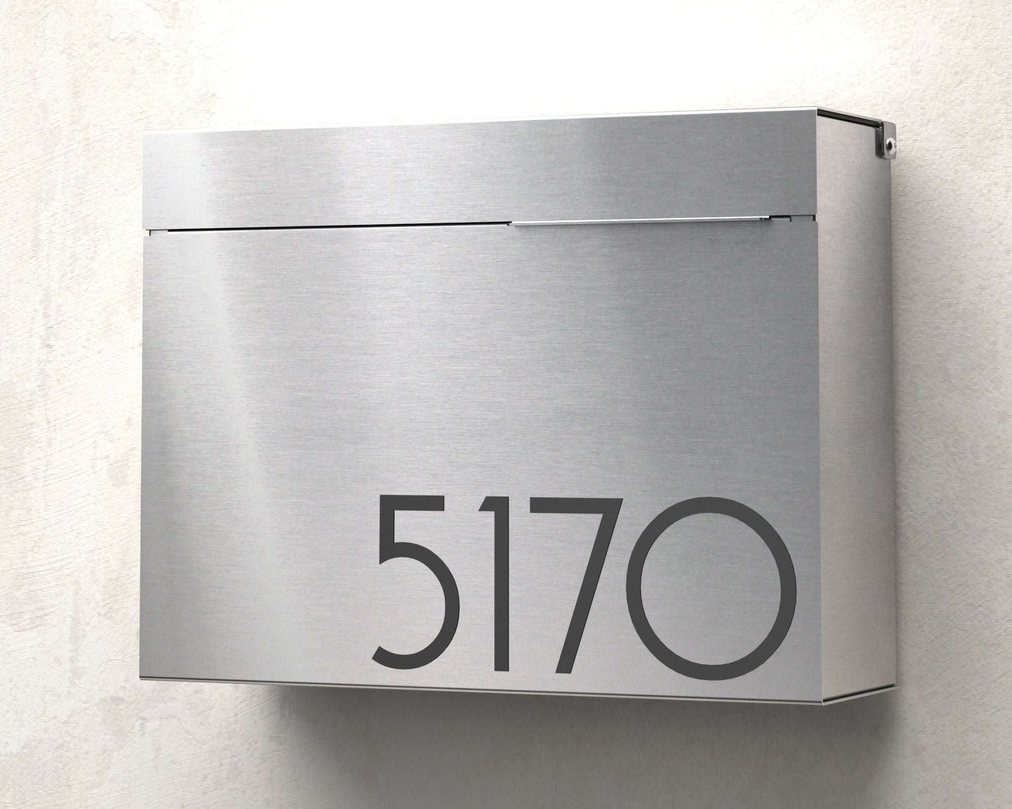 Mitch - Stainless steel modern and contemporary mailbox | Vsons