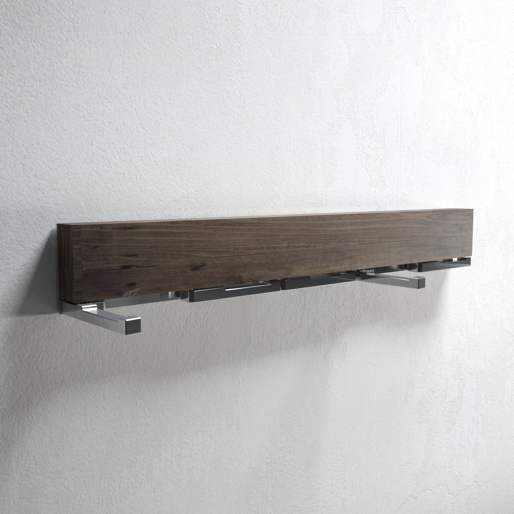 Oliver - walnut modern wall mounted coat rack – Vsons Design